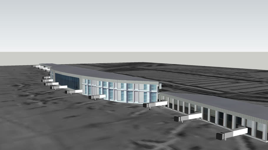 Austin Bergstrom Terminal Facade Texture
