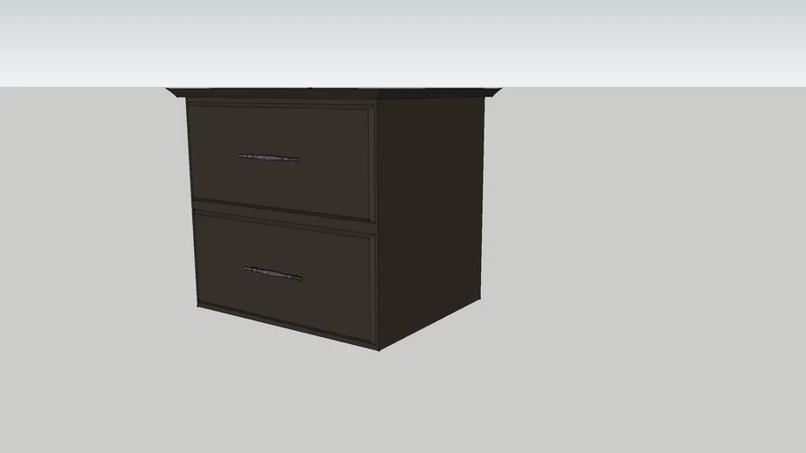 simple bedside drawer | 3D Warehouse