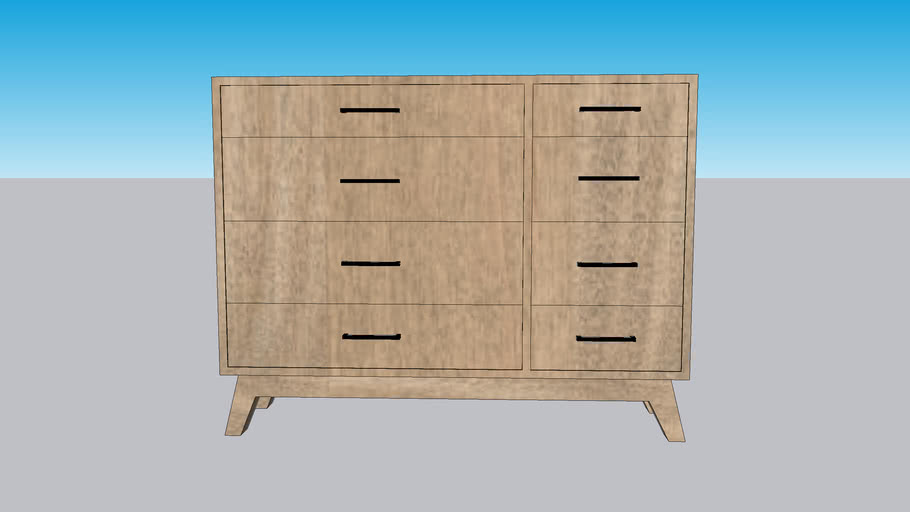 MID CENTURY MODERN DRESSER | 3D Warehouse