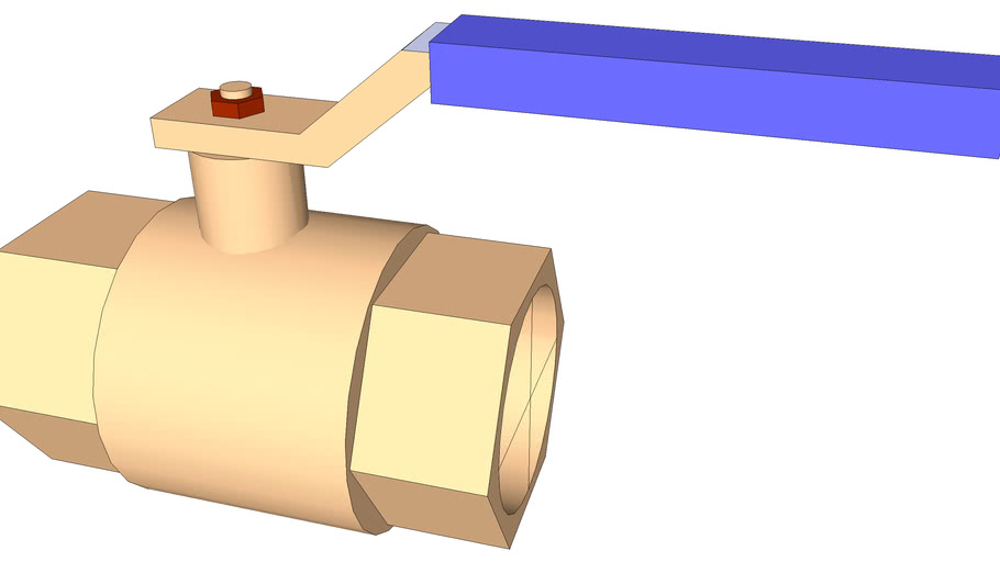 1/2' shut off valve | 3D Warehouse