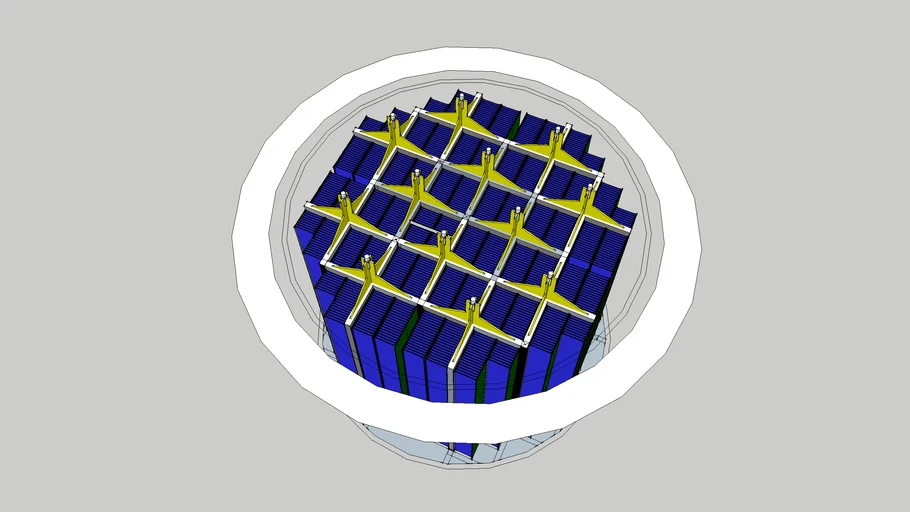 USS Los Angeles Class Nuclear Submarine (SSN-688) Nuclear Reactor Core ...