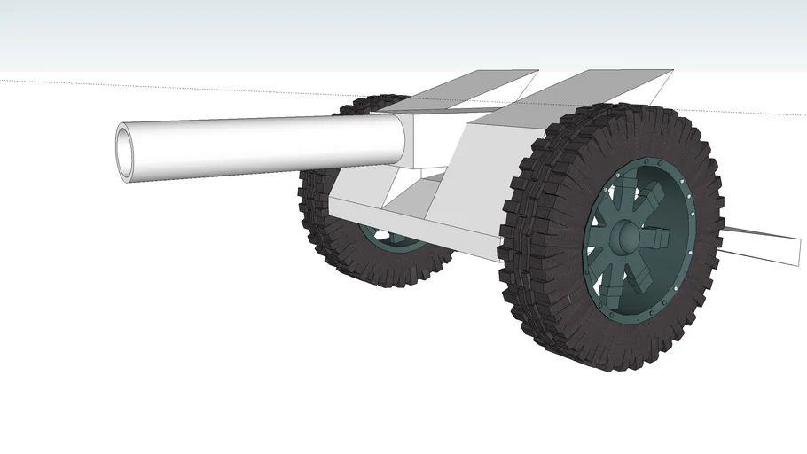 A9 mountain gun 155mm | 3D Warehouse