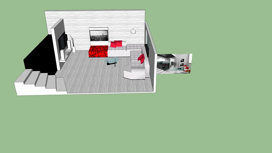 Modern Living Room | 3D Warehouse