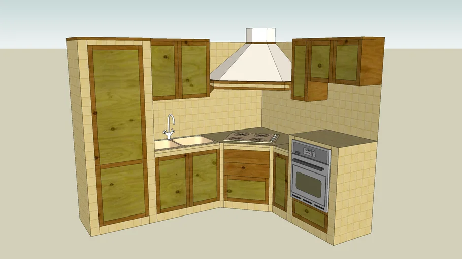 Corner kitchen | 3D Warehouse