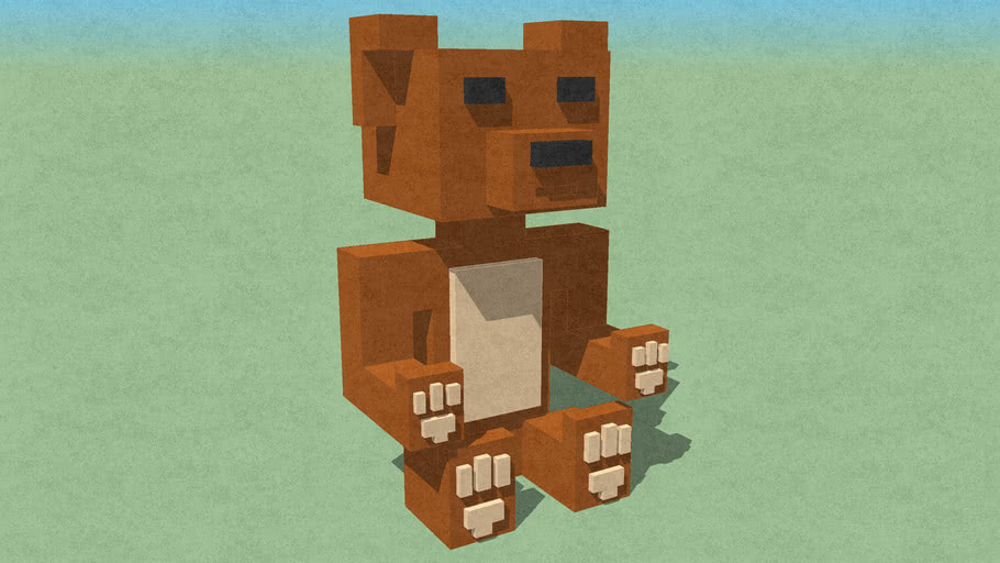 Blocky Bear | 3D Warehouse