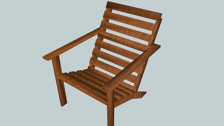 Modified Adirondack Chair | 3D Warehouse