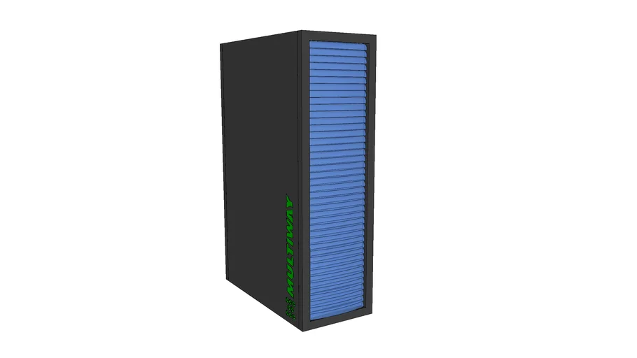 Rack Smart Server Multiway 42u x 600mm x 1200mm | 3D Warehouse