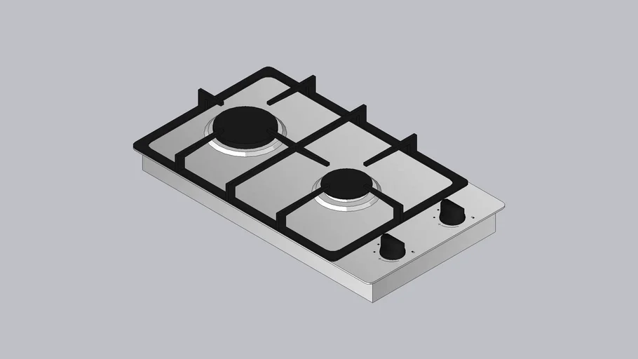 Cooktop 2 Bocas Gás Brastemp | 3D Warehouse