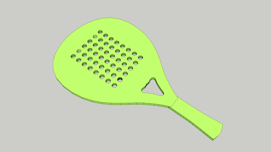 Padel Racket | 3D Warehouse