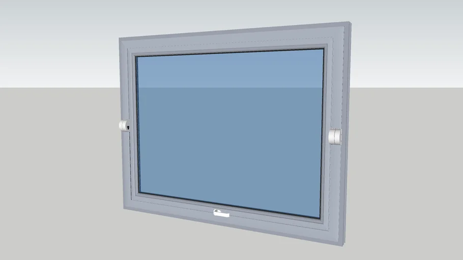 Detailed pivot window - Alumil M9400 | 3D Warehouse