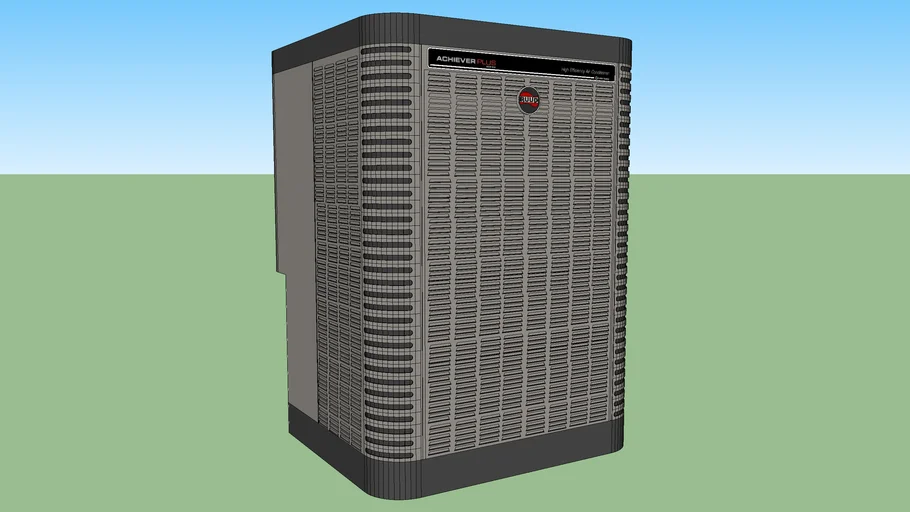 Ruud Achiever Plus central air conditioner | 3D Warehouse