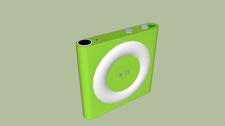 iPod Shuffle 4th Gen (Green) | 3D Warehouse