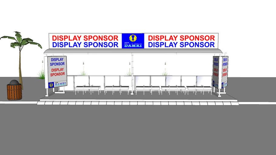 Rencana Halte Damri Padang | 3D Warehouse