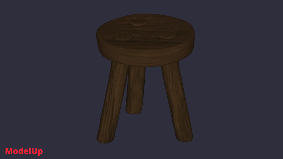 Milking stool | 3D Warehouse