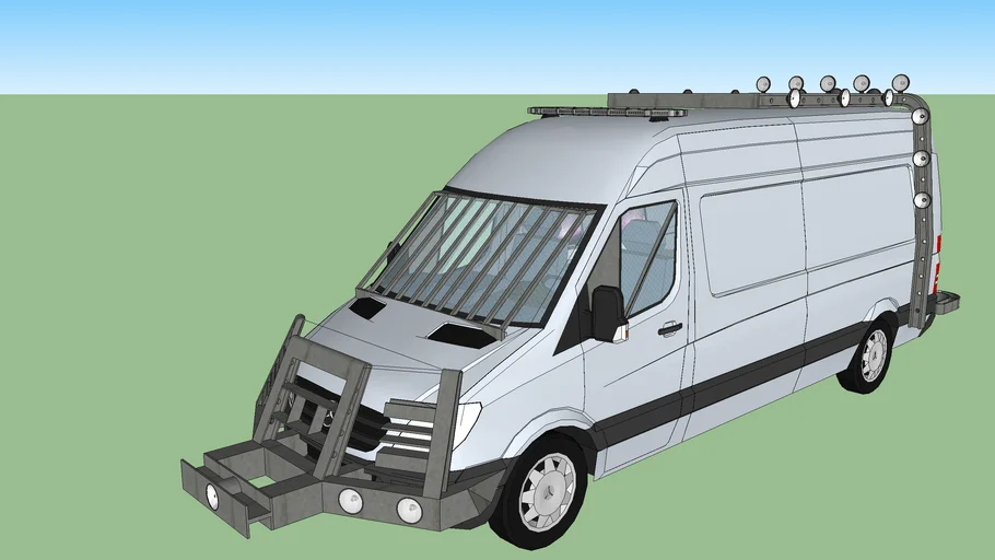 Mercedes Sprinter van-Zombie Apocalypse Response Transport Unit Version ...