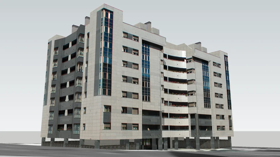 Edificio 'Nuevo Fray Ceferino III', Oviedo | 3D Warehouse