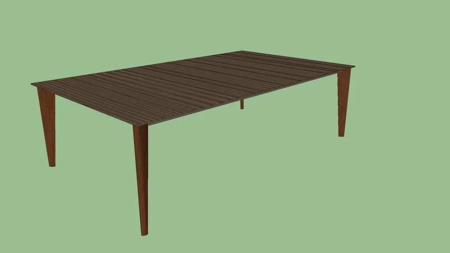 MESA DE CENTRO RETANGULAR 70X120 FLOAT | 3D Warehouse