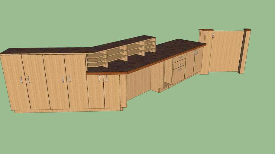 Administration Desk | 3D Warehouse