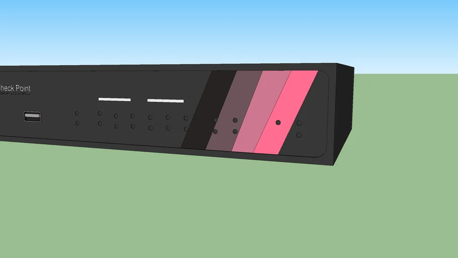 Check Point 1430 security firewall gateway | 3D Warehouse