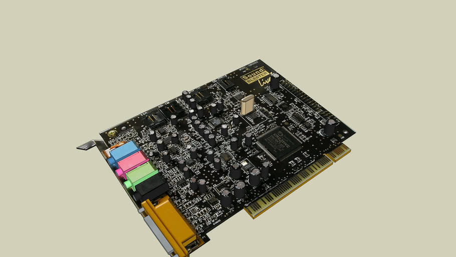 Sound Card SoundBlaster Live! | 3D Warehouse