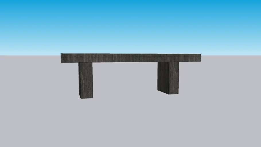 Simple Pedestal Table | 3D Warehouse