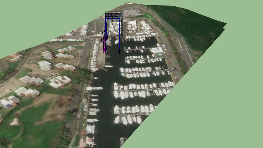 grua bote | 3D Warehouse