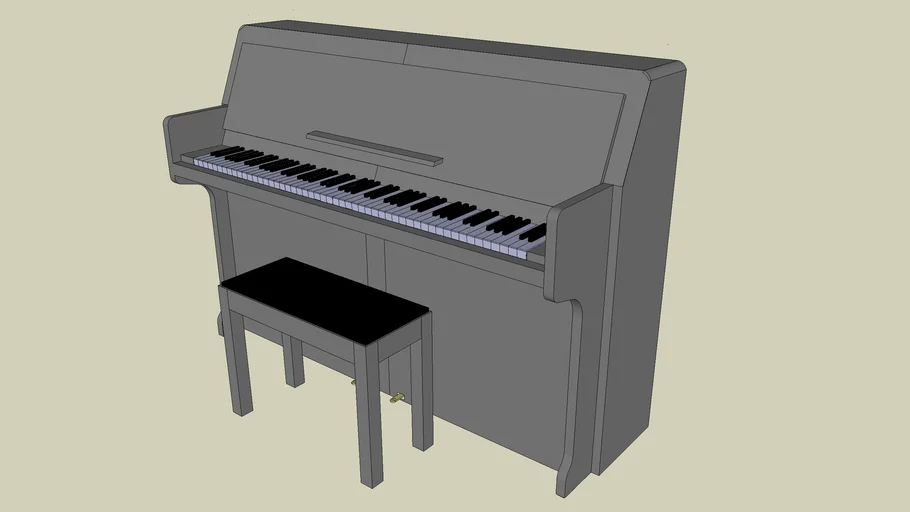Small piano | 3D Warehouse