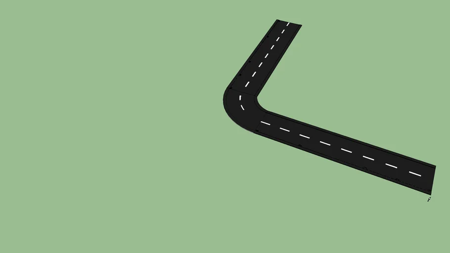 Road bend | 3D Warehouse