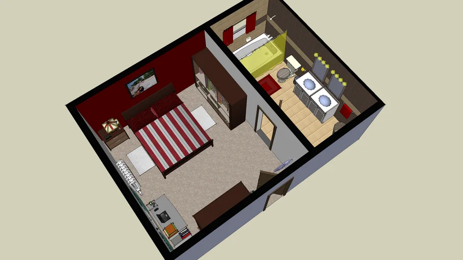 Soba i kupaona | 3D Warehouse