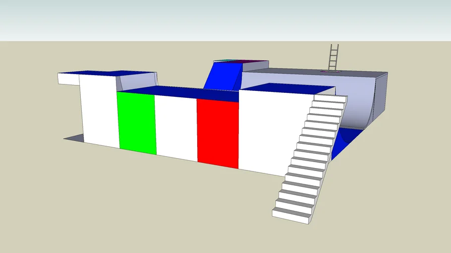 ricky's half pipe | 3D Warehouse