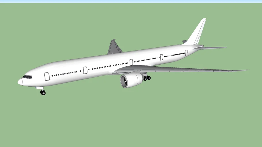 Template - Boeing 777-300/300ER (GE90 engine) | 3D Warehouse