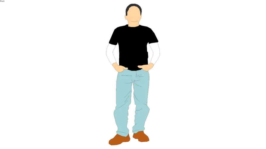 2D man | 3D Warehouse