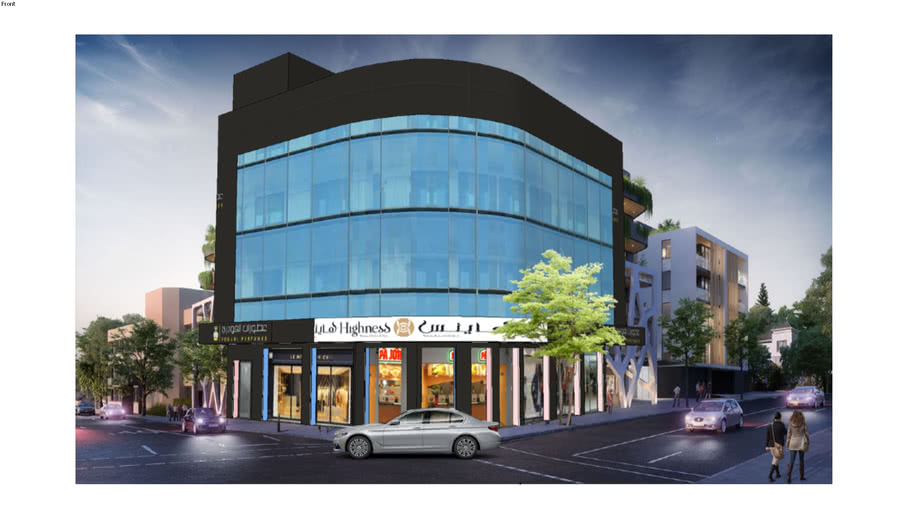 2 story commercial building | 3D Warehouse