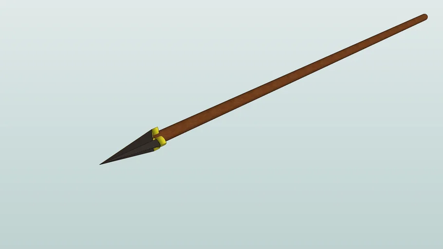 Decorative Medieval Spear | 3D Warehouse