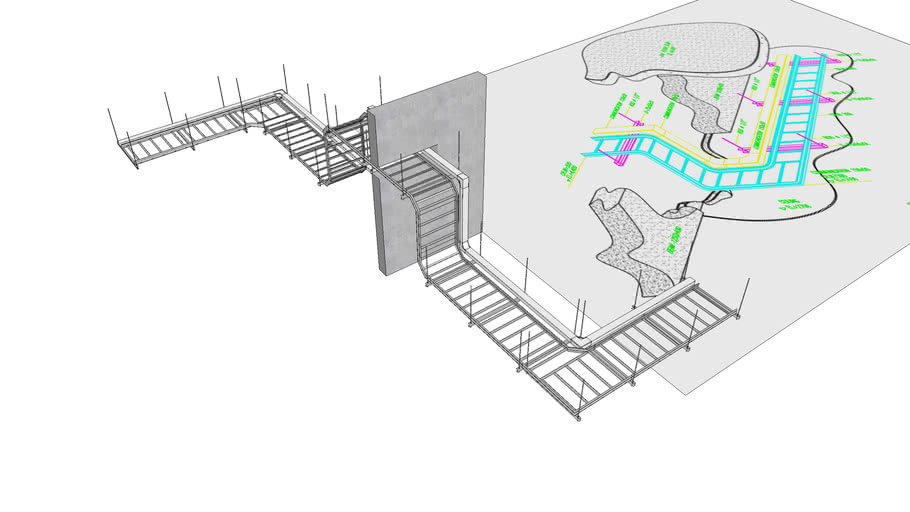 Cable Ladder Installation | 3D Warehouse