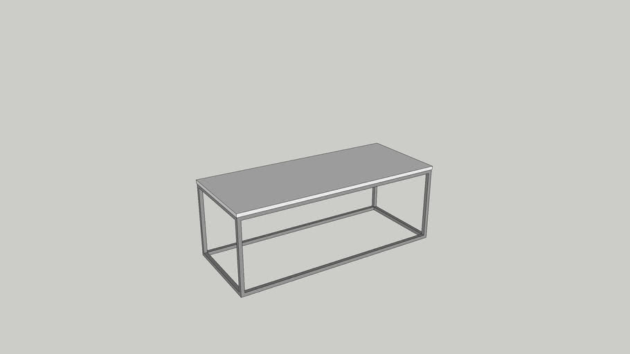 Abigail Rectangular Coffee Table | 3D Warehouse