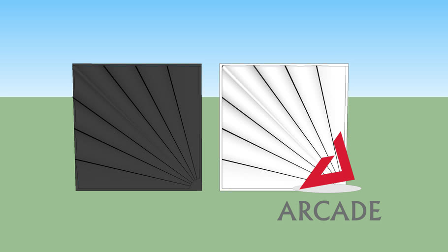 Placa 3D Abanico | 3D Warehouse