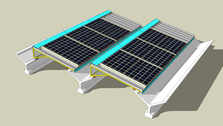 Photovoltaic Support 05 | 3D Warehouse