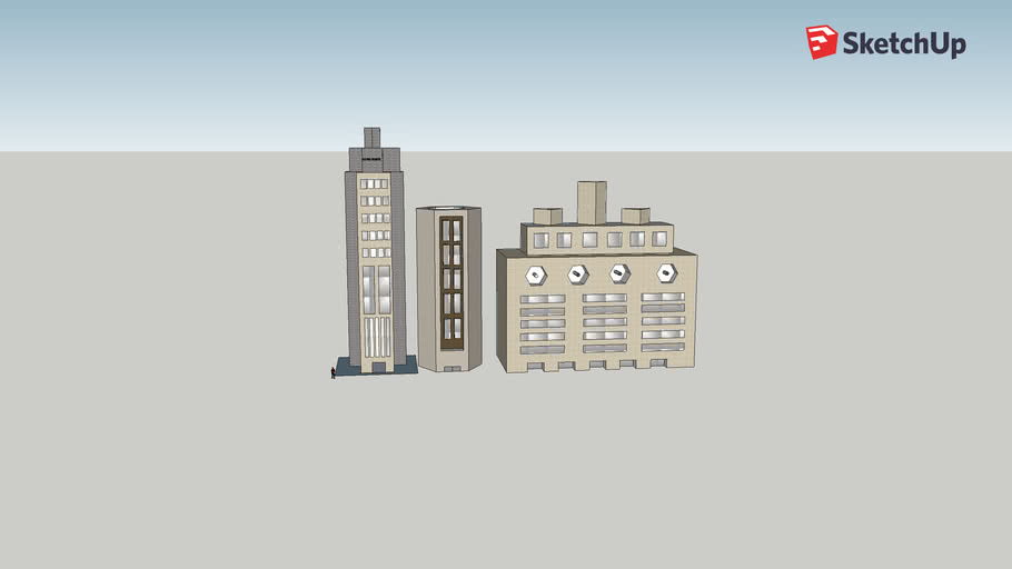Edificios Administrativos | 3D Warehouse