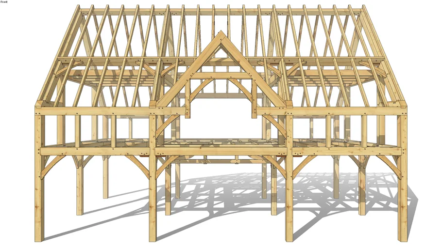 S&B Frame (excluding stairs and railings.) | 3D Warehouse