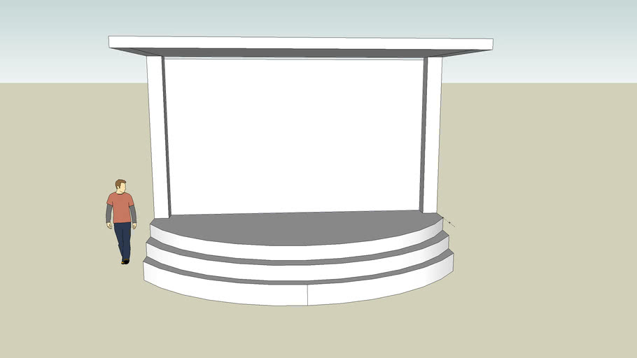 stage wedding Lawn | 3D Warehouse