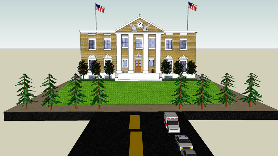 Magnolia Courthouse | 3D Warehouse