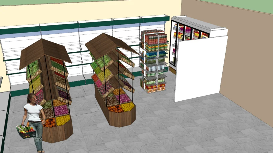 vegetable shop | 3D Warehouse