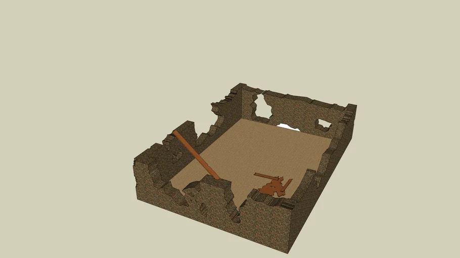 Bombed building | 3D Warehouse