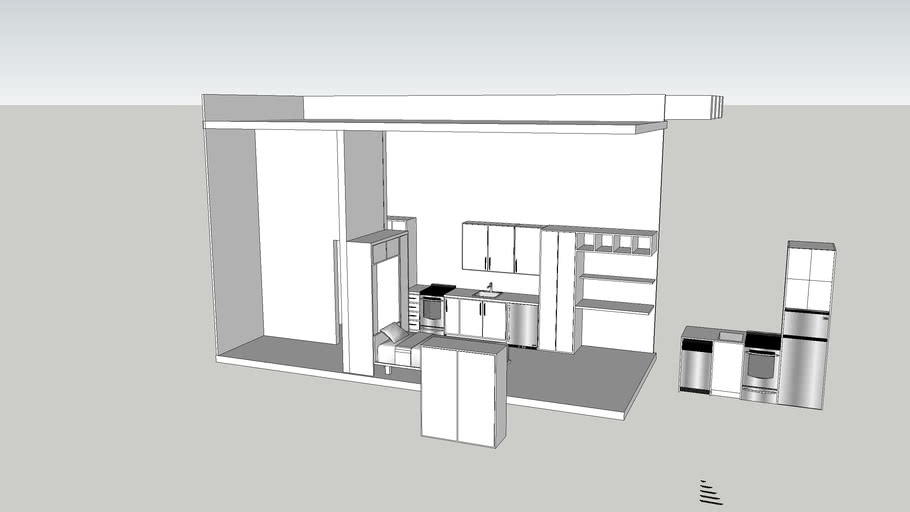 1 Unit Residential Rendering | 3D Warehouse