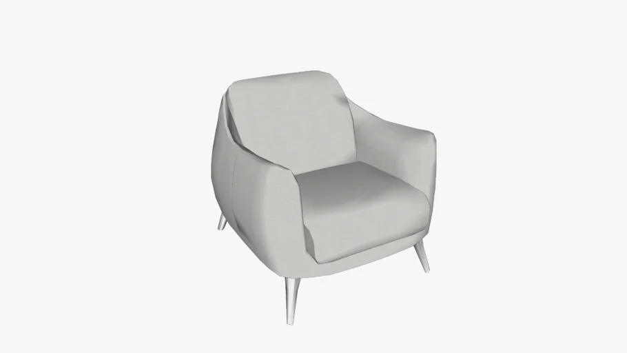 Natuzzi Platea Armchair 2661 003 | 3D Warehouse