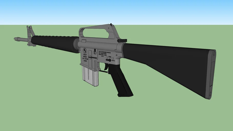 Colt M16A1 | 3D Warehouse