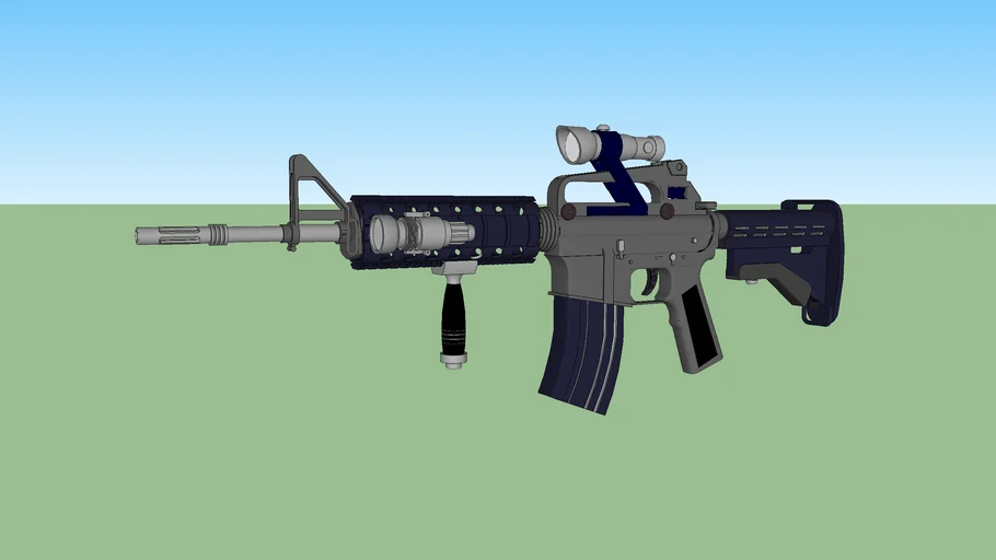 M4A1 assault rifle | 3D Warehouse