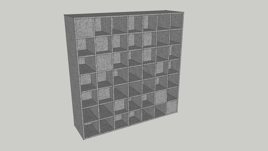 2D QRD / Schröder-Diffusor / Quadratic Residue Diffusor | 3D Warehouse