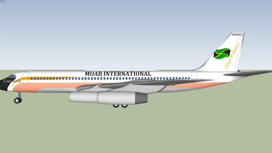Moab International CV 990 (1967) FICTIONAL] Jamaica Titles | 3D Warehouse